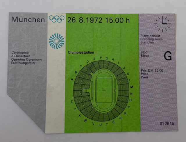 1972 Olympic Summer Games Opening Ceremony, Munich Germany, 1972, the